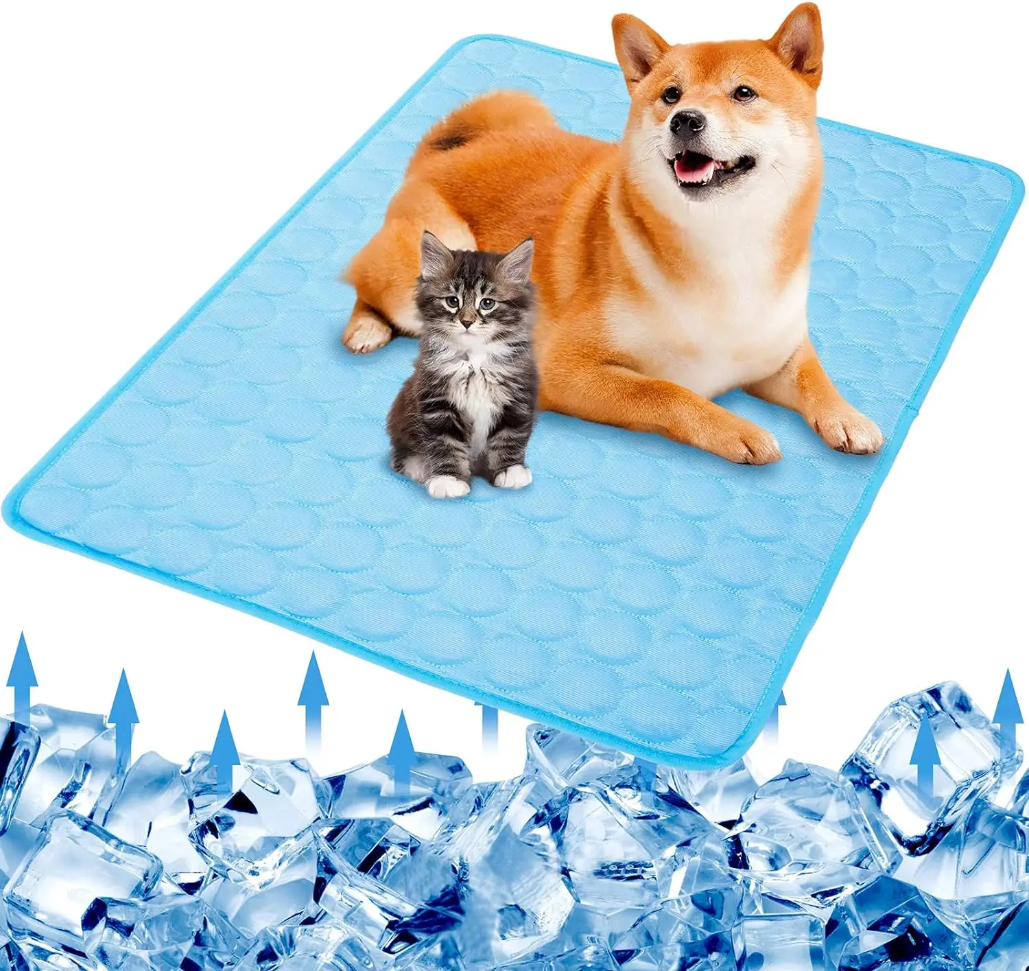 Pet-Cold-Bed-Dog-Cooling-Mat-Summer-Extra-Large-For-Small-Big-Dogs-Pet ...