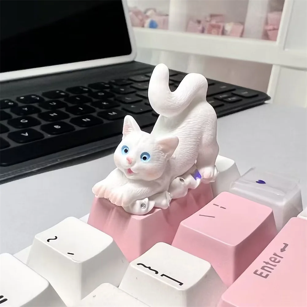 Backspace-Key-Handmade-DIY-Keycap-Cute-Cartoon-Cat-Gaming-Mechanical ...