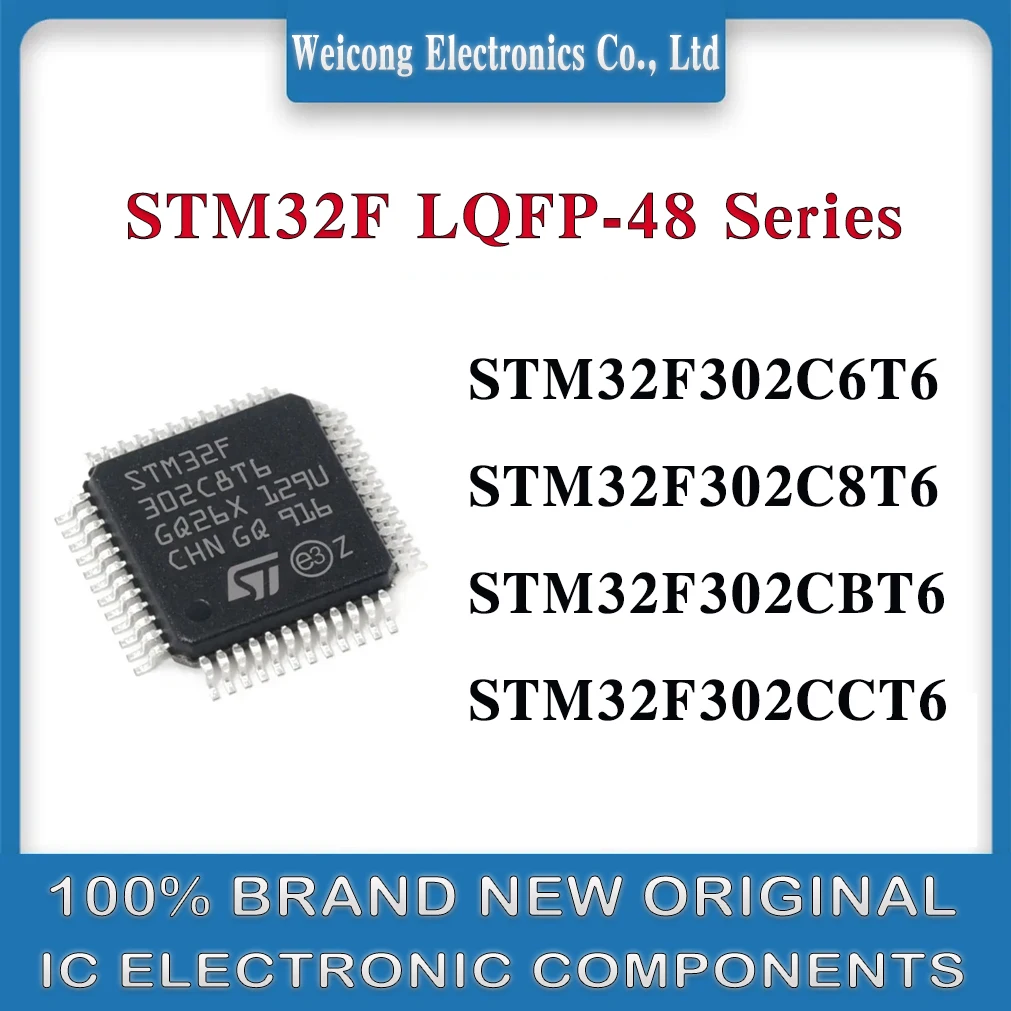 STM32F302C6T6-STM32F302C8T6-STM32F302CBT6-STM32F302CCT6-302C6T6-302C8T6 ...
