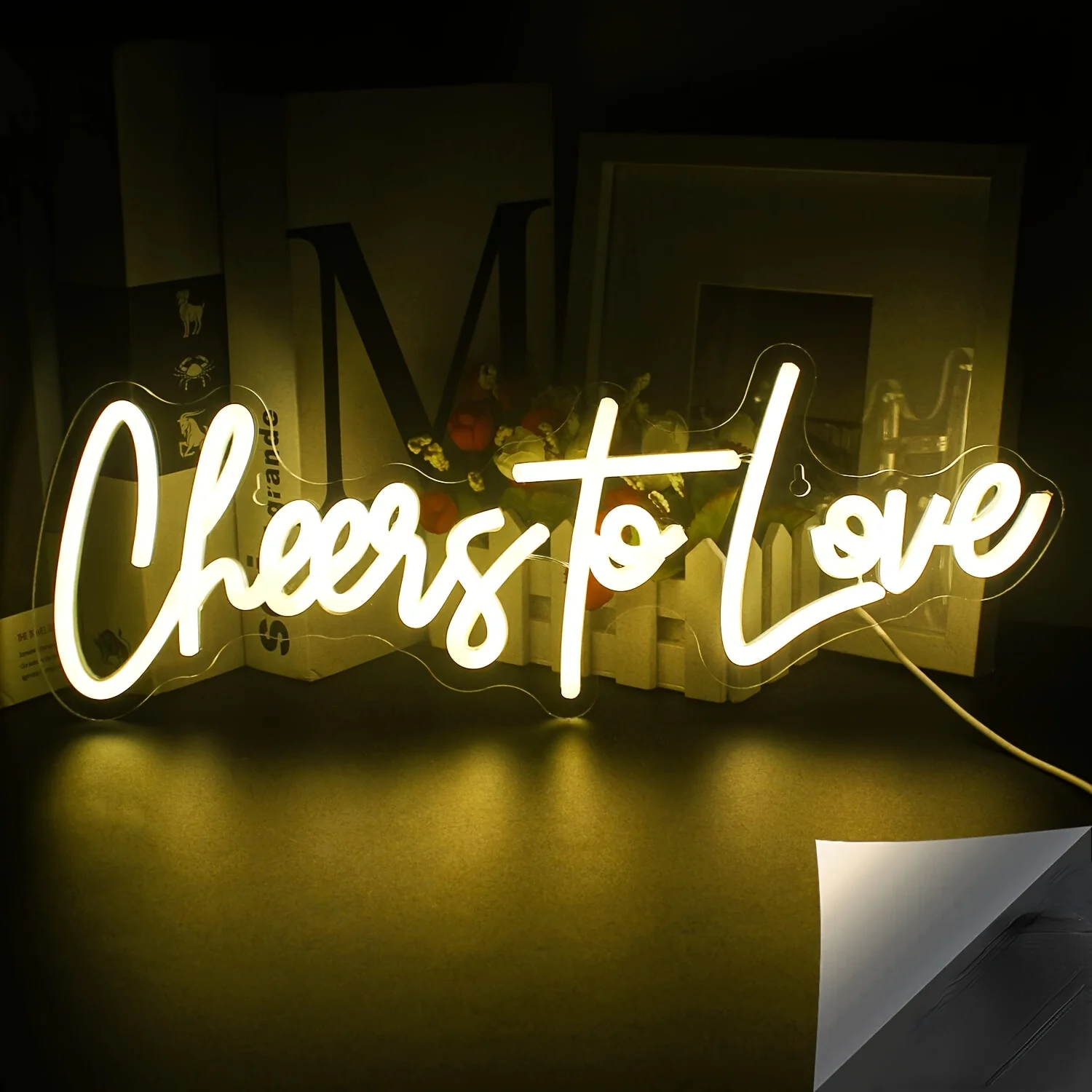 Cheers-to-Love-Neon-Sign-Light-Decoraci-n-de-pared-con-alimentaci-n-USB ...