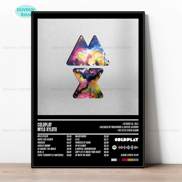 Coldplay Mylo Xyloto Tour Poster
