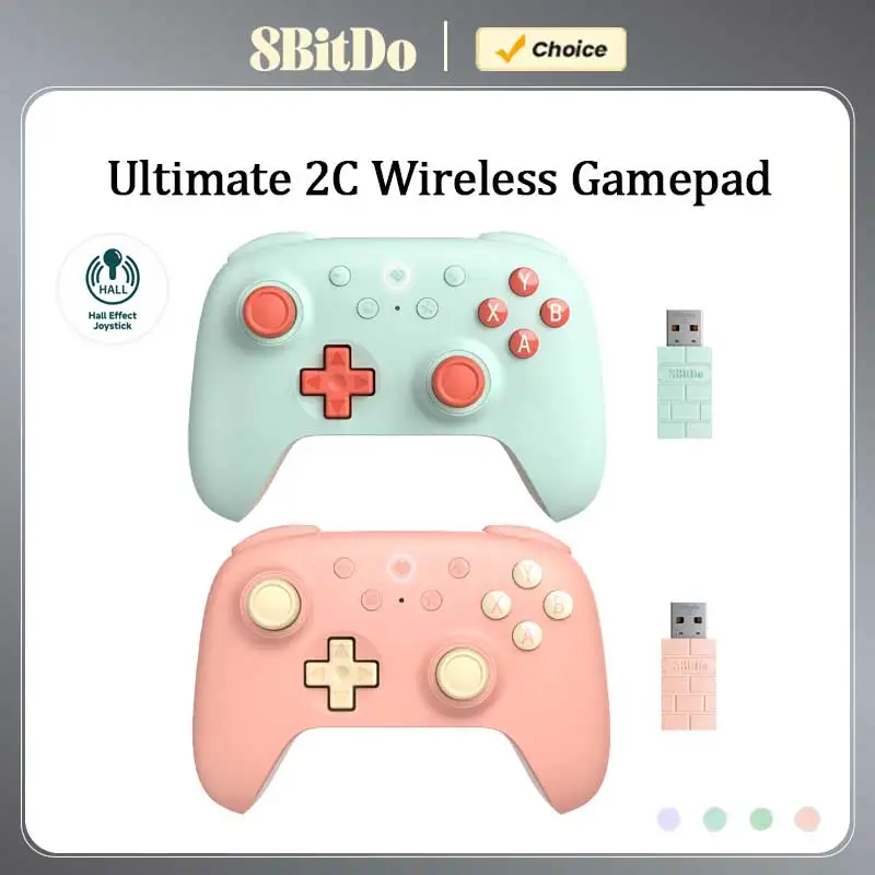 8BitDo-New-Ultimate-2C-Wireless-Gaming-Controller-with-Hall-Effect-for ...