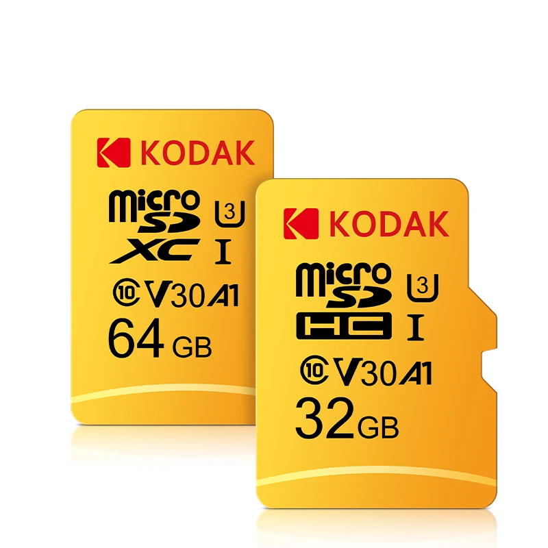 KODAK-Micro-SD-Card-RED-Memory-Card-with-Adapte-32GB-MicroSDHC-64GB ...