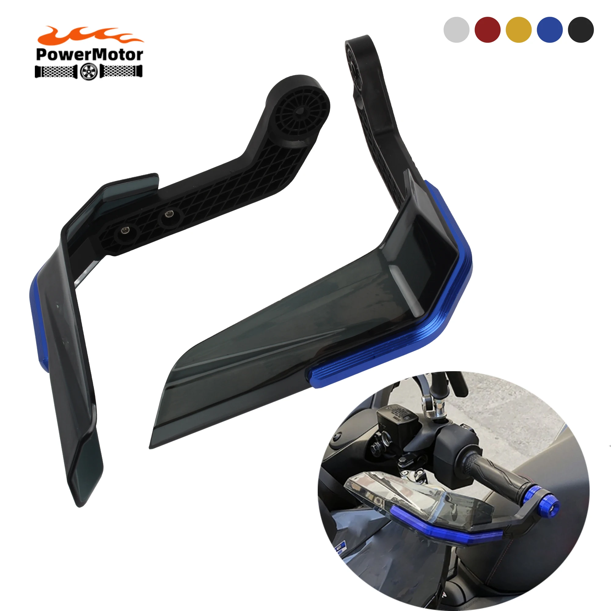 5-Colors-Motorcycle-Modified-Hand-Guards-Handlebar-Protection-Windproof ...