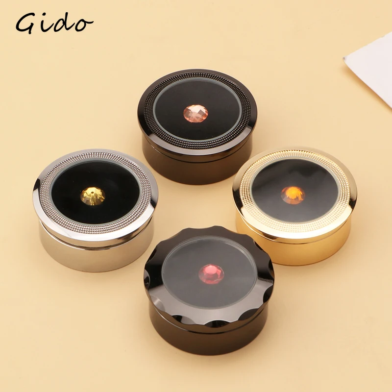 Jewelry-Storage-Box-Gemstone-Box-Metal-Plating-Transparent-Round ...