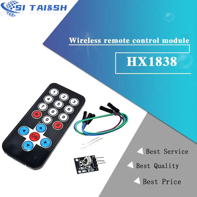 1set-Infrared-IR-Wireless-Remote-Control-Module-Kits-DIY-Kit-HX1838-For ...
