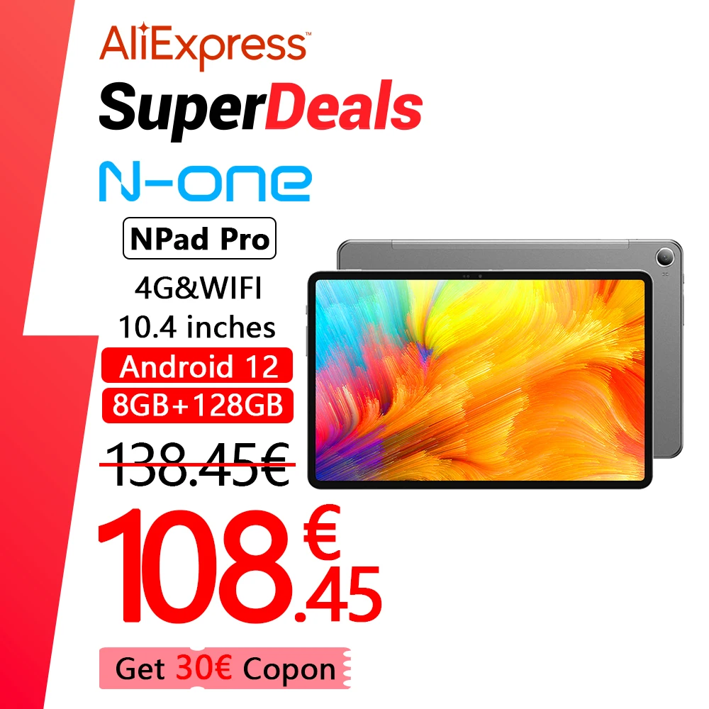 N-ONE-NPad-Pro-10-4-Tablet-2000-1200-FHD-Octa-Core-UNISOC-T616-8GB ...
