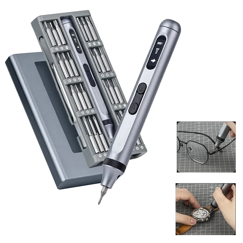 Portable Screwdriver Set Magnetic Screw Driver Kit Bits Precision ...