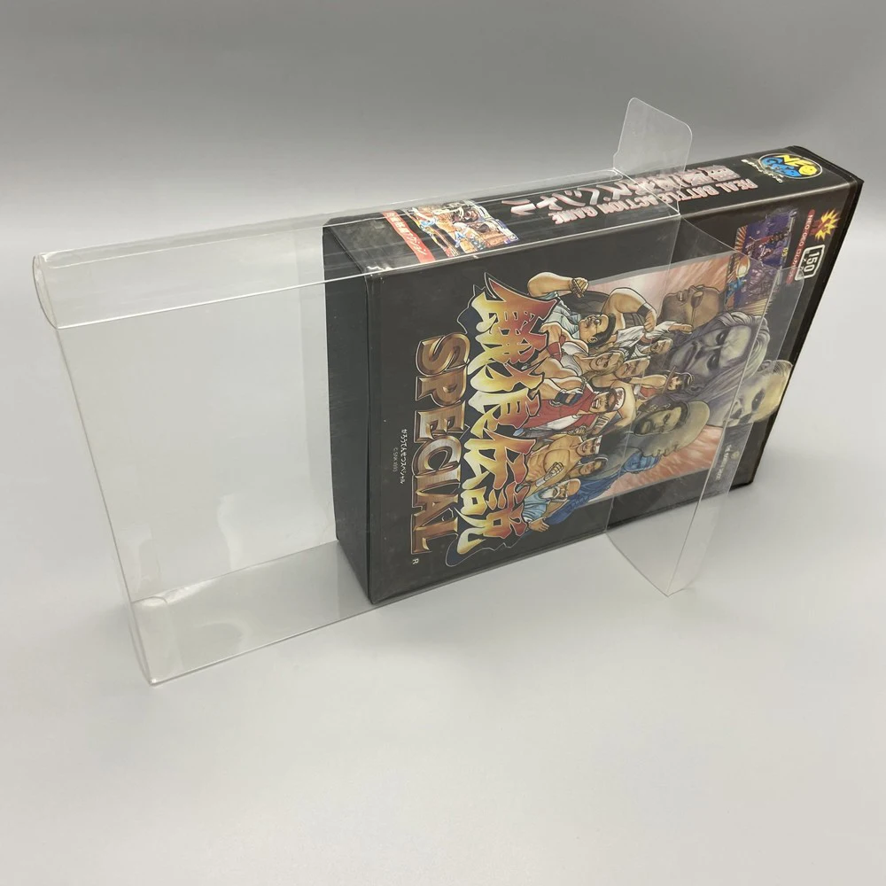 1 Box Protector For SNK NEOGEO aes Game Video Clear Display Case ...
