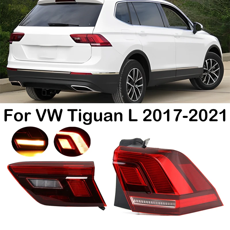 For VW Tiguan L 2017 2018 2019 2020 2021 LED Tail Light Turn Signal ...