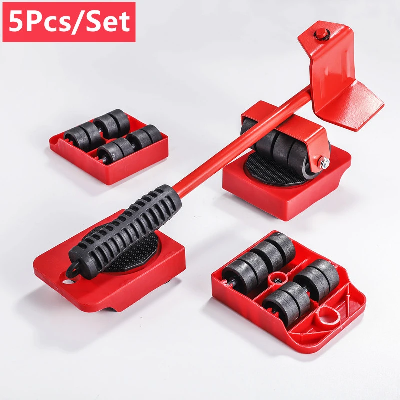 Furniture Moving Transport Roller Set Heavy Duty Lifter Transport Tool ...