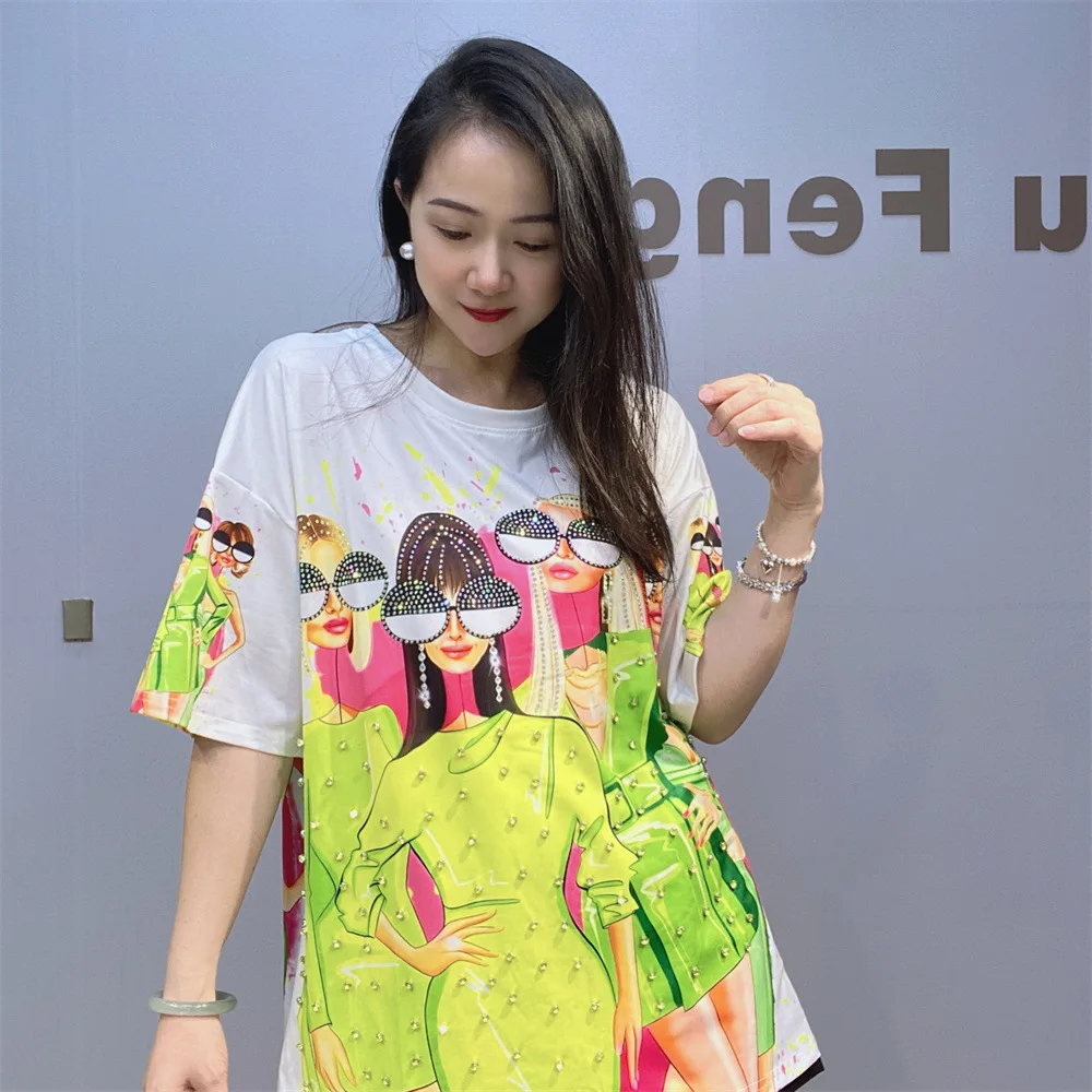 Fashion 3D Printed T Shirts for Women Summer Clothes Casual Colorful ...