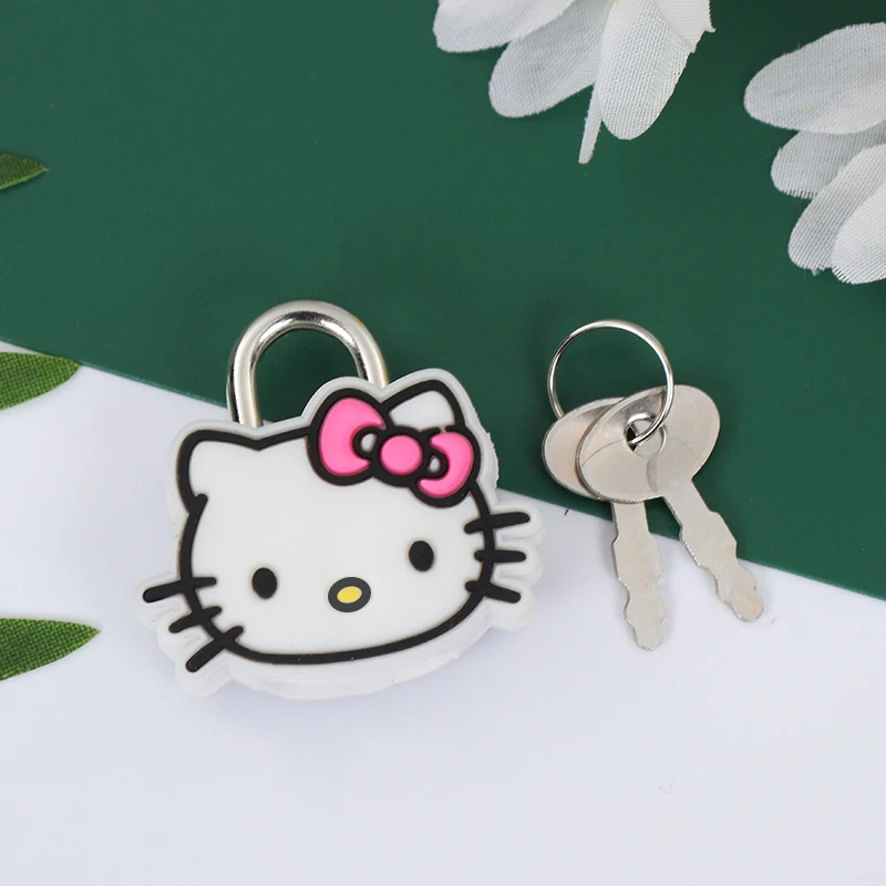 Kawaii Hello Kitty Padlock Mini Locks for Luggage Case Locker Creative ...