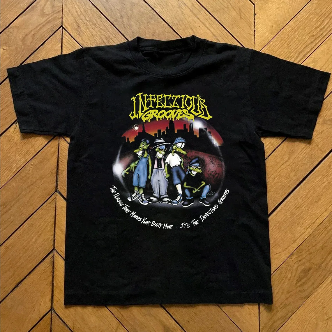 Infectious-Grooves-Band-Hip-Hop-Gift-For-Fan-Cotton-Black-All-Size-T ...