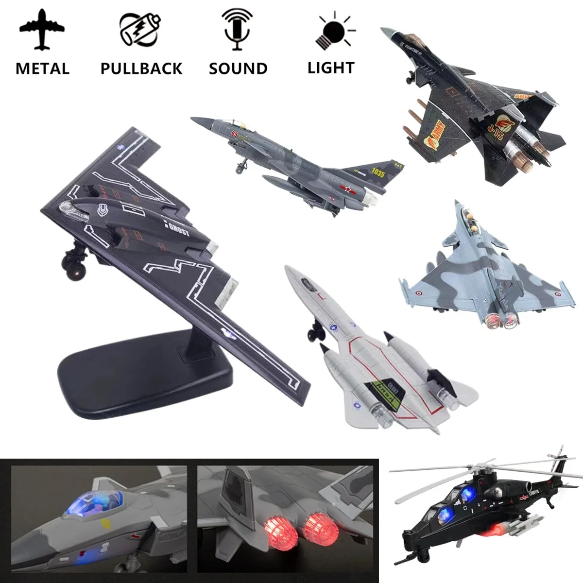 Diecast-Jet-Fighter-Plane-Model-Toy-para-Crian-as-Pullback-e-Go ...