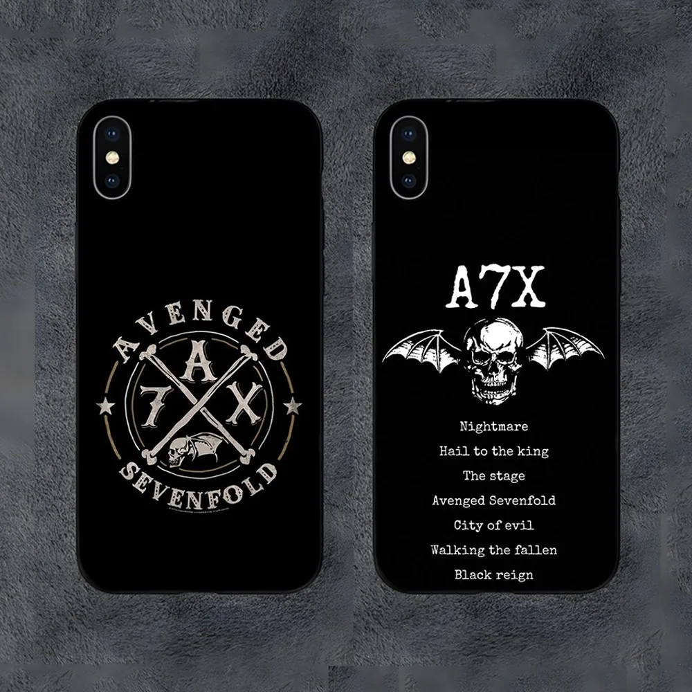 Avenged-Sevenfold-A7X-Band-Phone-Case-For-Samsung-S24-S21-S22-S23-S30 ...