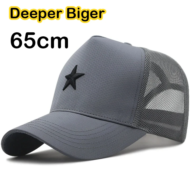 Large Size Mesh Baseball Cap for Men Big Head Outdoors Plus Sport Caps ...