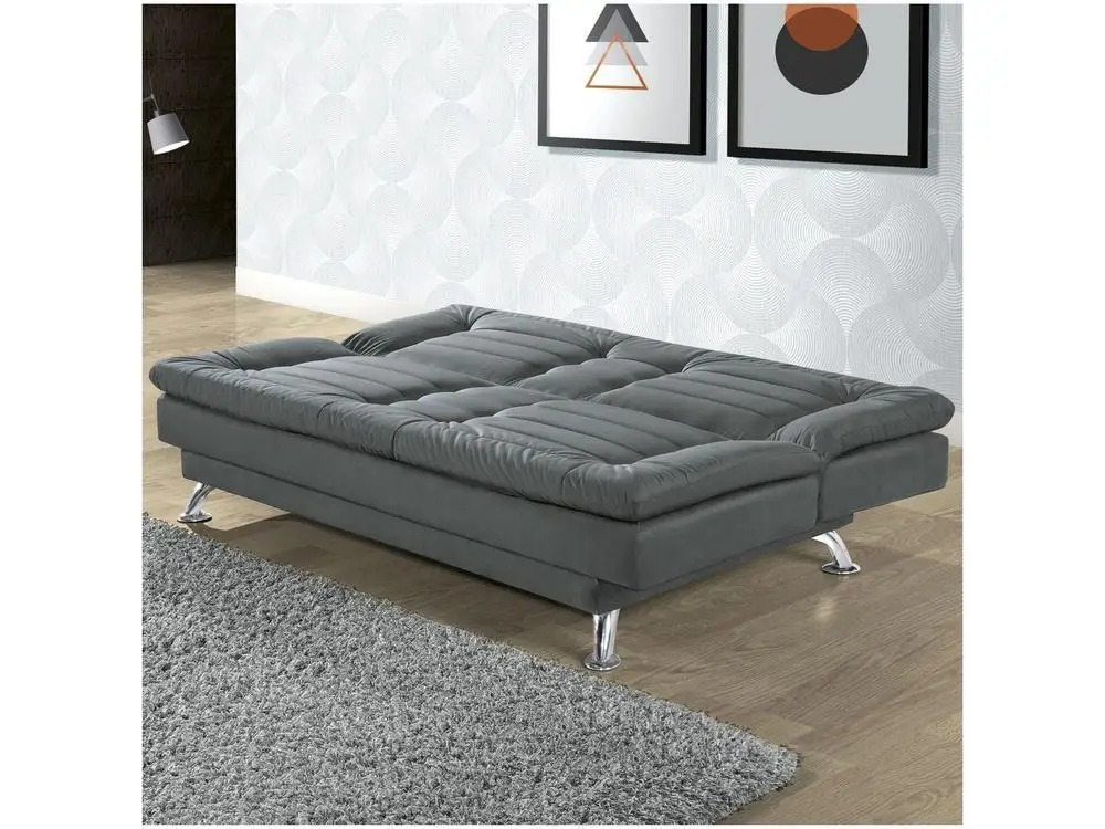 Sofá-cama Casal 3 Lugares Reclinável Maya – lojaskalejo