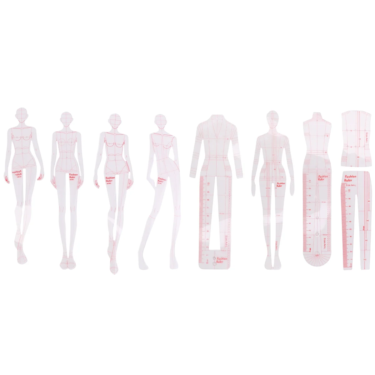 Fashion-Illustration-Rulers-Sketching-Templates-Ruler-Sewing-Humanoid ...