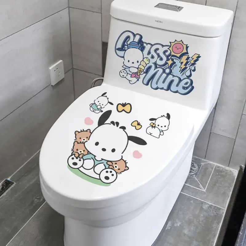 Sanrio-Kawaii-Pachacco-My-Melody-DIY-Toilet-Sticker-Toilet-Waterproof ...