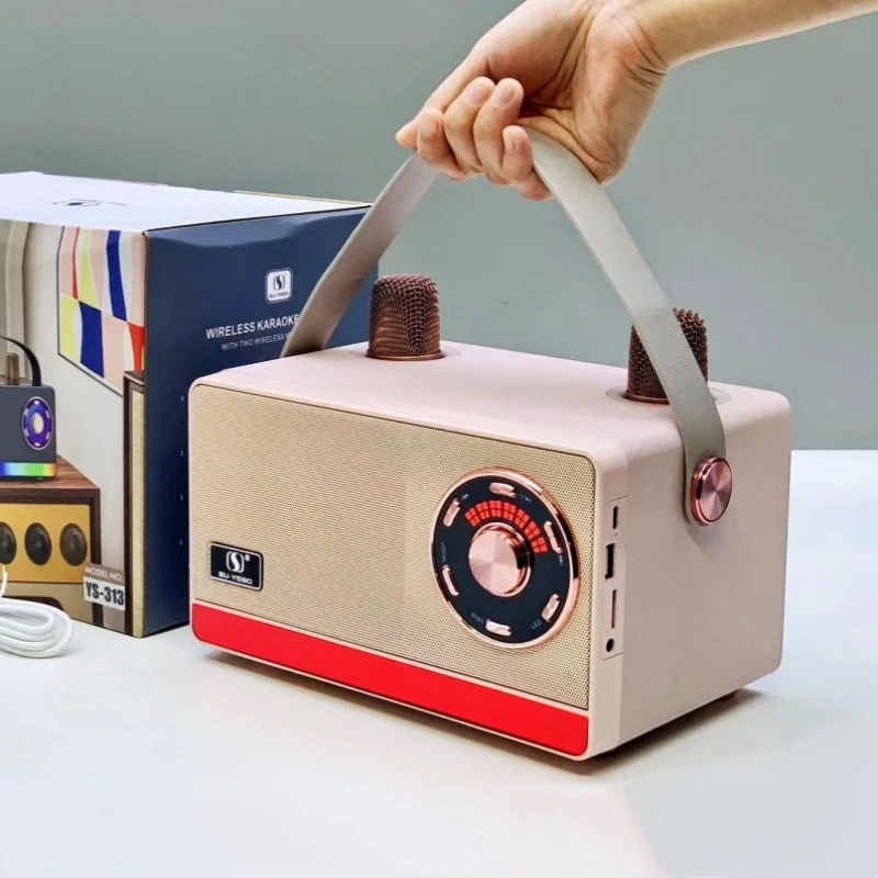 New-YS-313-Karaoke-Portable-Partybox-Rechargeable-Party-Speakers-Rgb ...