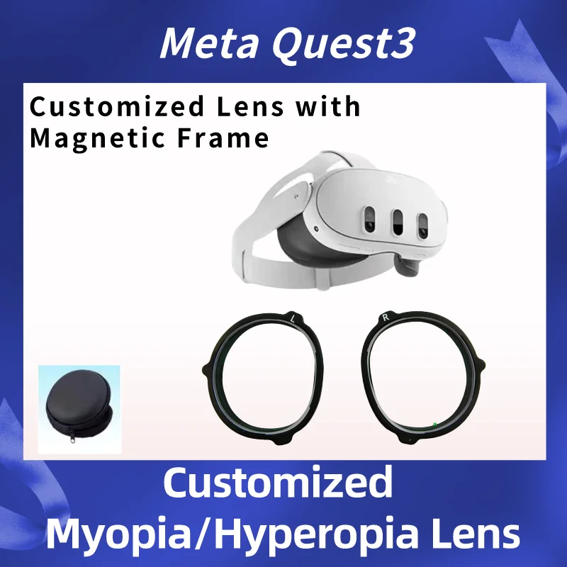 For-Meta-Quest3-Myopia-Lens-Magnetic-Eyeglass-Anti-Blue-Light-Glasses ...