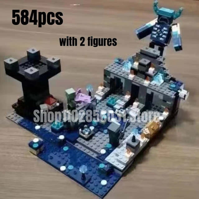 584pcs Deep Dark Battle Model Building Blocks Fit 21246 Assembled ...