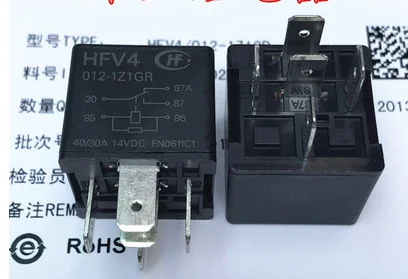 Nuevo relé de automóvil de 5 piezas, HFV4 012 1Z1GR HFV4 012 1Z1GR ...