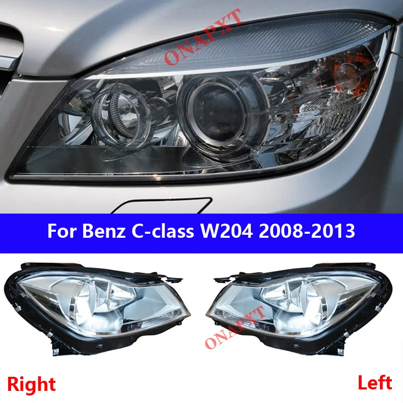 Car Front LED Headlight Assembly For Benz C-class W204 2008-2013 C180 ...