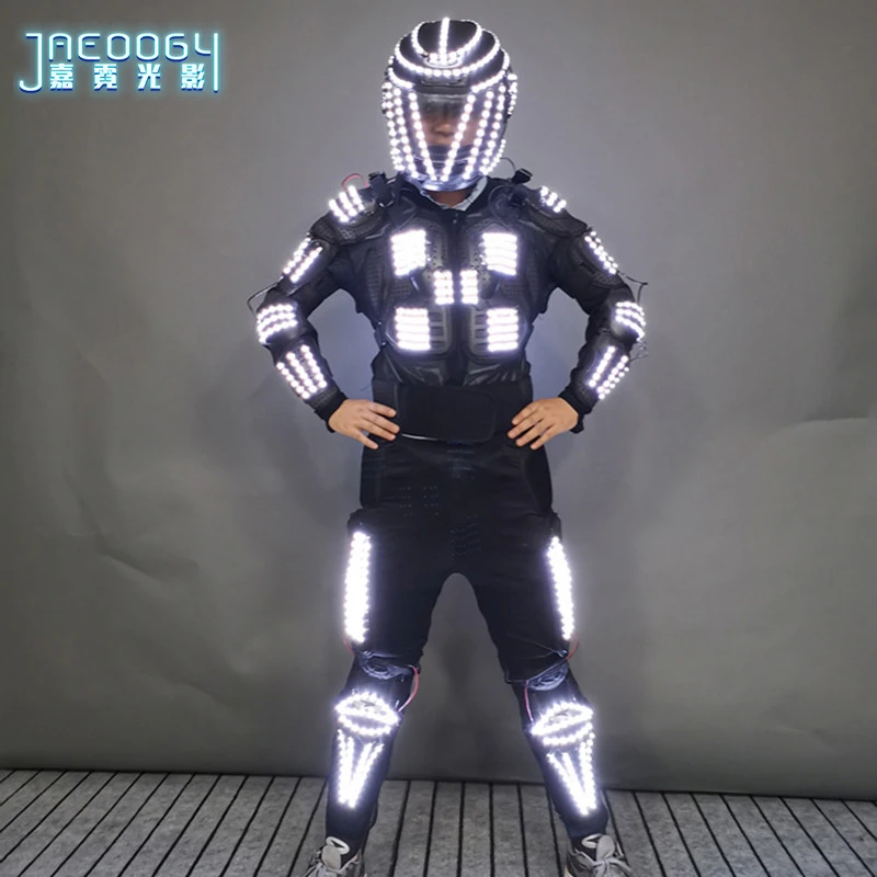 New RGB LED Costume LED Clothing Light Suits LED Robot Suits Kryoman ...