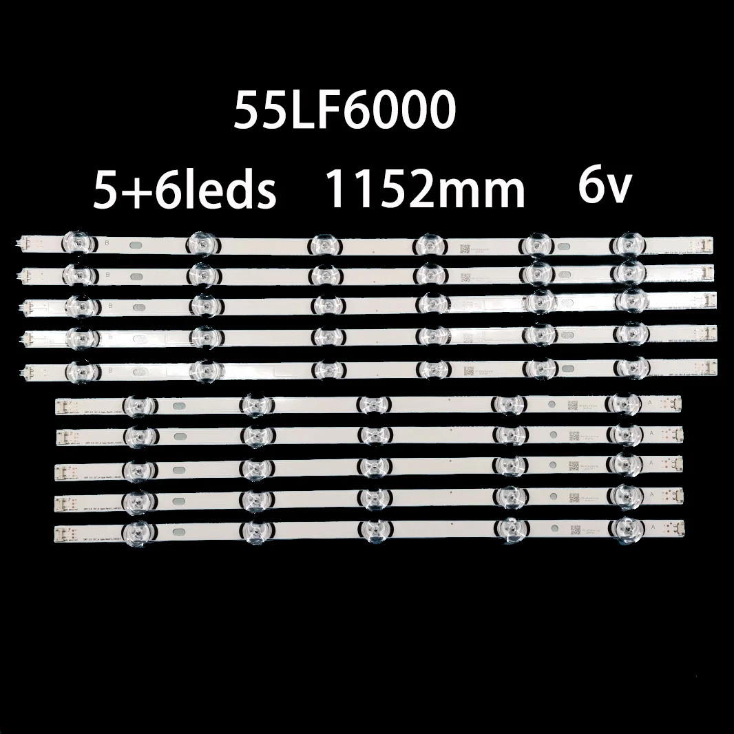 LED Backlight strip For 55LF6000 55LB6100 55LB582U 55LB629V 55LB570V ...