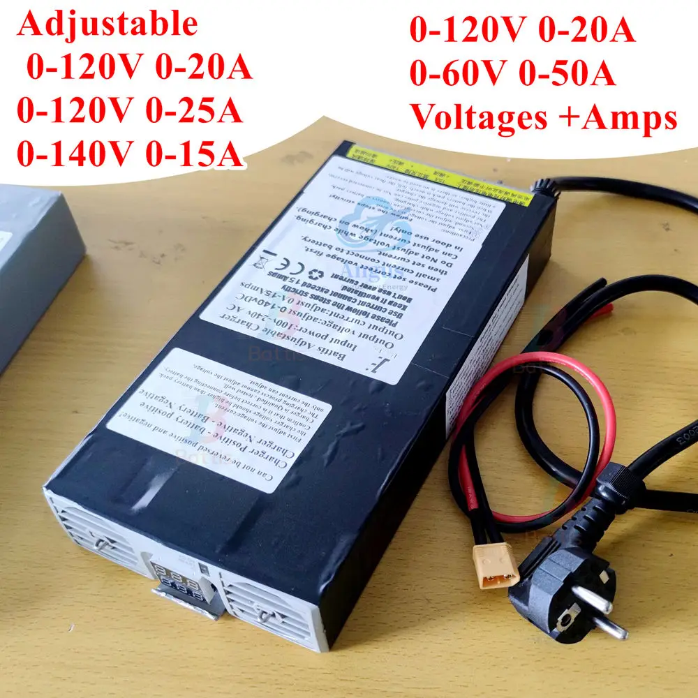 Charger-90v-120v-0-20A-15A-Adjustable-adjust-140v-126v-134v-LI-ION ...