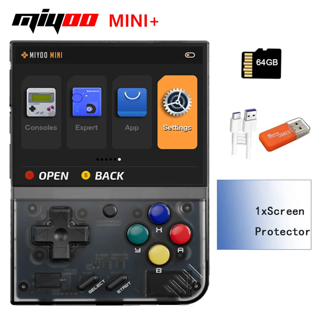 Miyoo-consola-de-juegos-port-til-Mini-Plus-consola-de-videojuegos-Retro ...