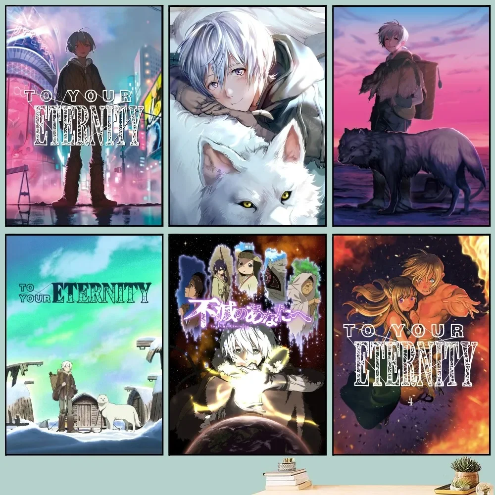 Anime To Your Eternity Poster DIY Vintage Movie Poster Wall Art ...