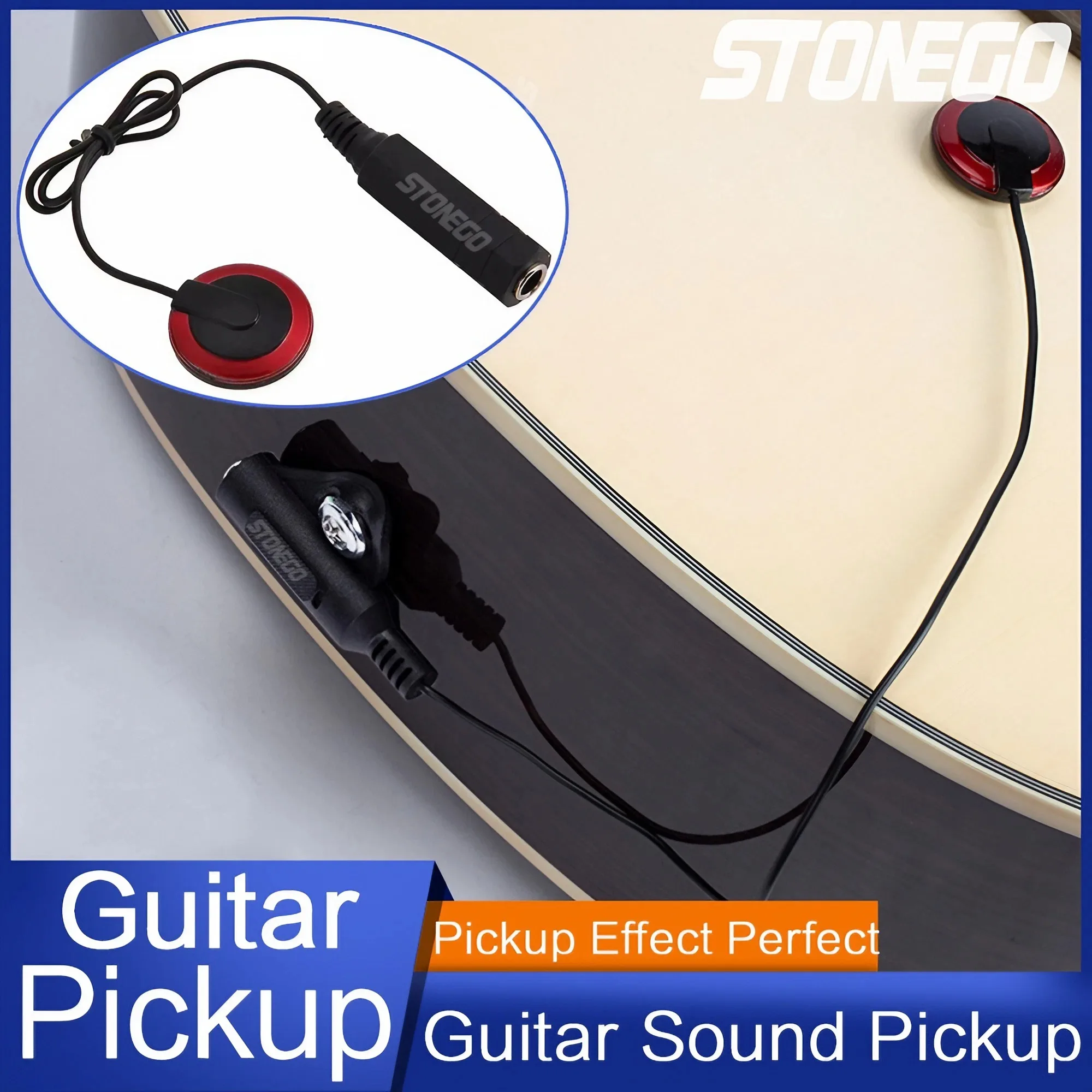 NEW-Guitar-Pickup-Professional-Piezo-Contact-Microphone-Pickup-Board ...