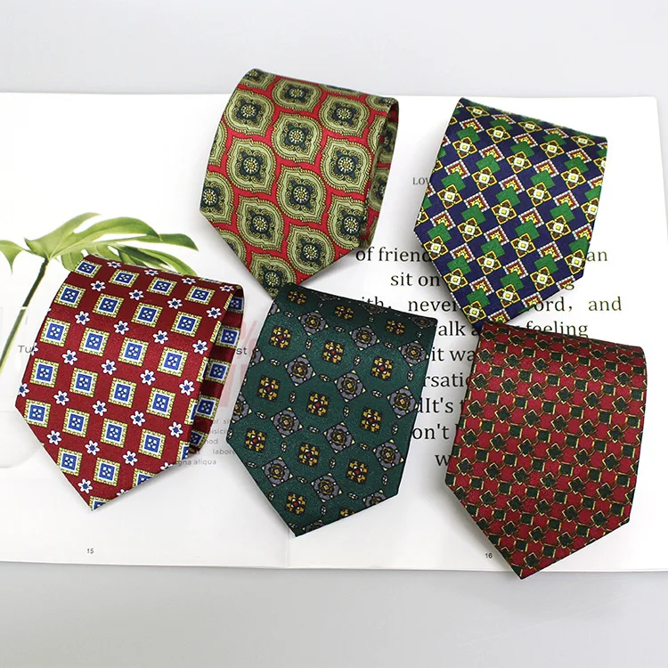 Linbaiway-9cm-British-Style-Ties-for-Man-Neckties-Polyester-Business ...