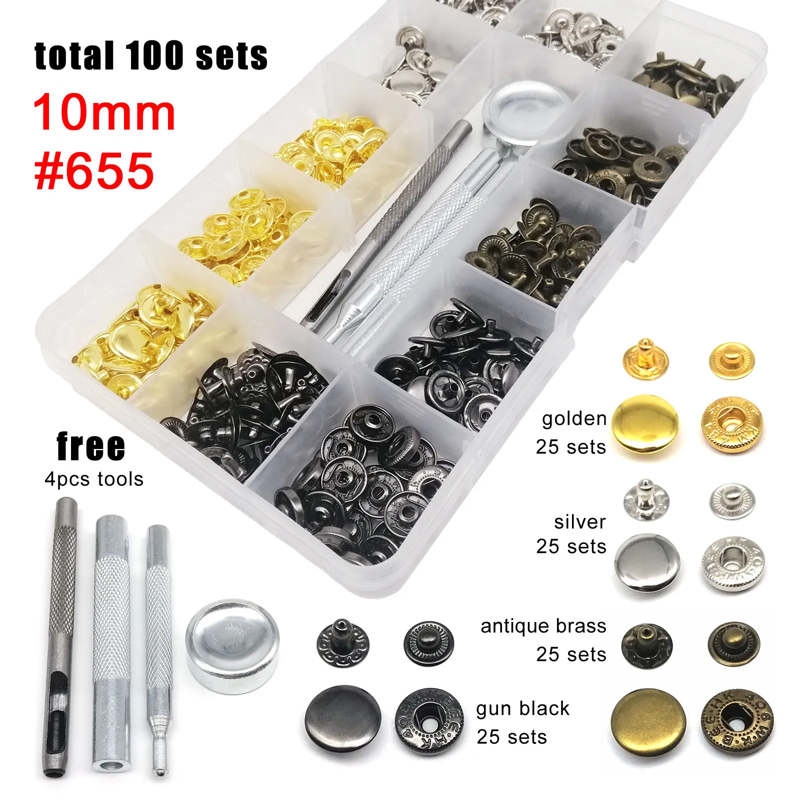 Total-60-100-Sets-655-10mm-633-12-5mm-831-201-15mm-Metal-Snap-Fastener ...