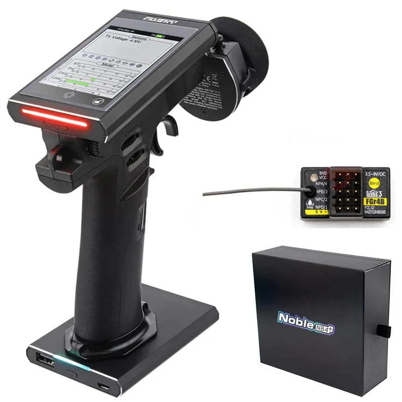 Flysky-Noble-NB4-2-4G-4CH-Radio-Transmitter-Remote-Controller-with-FGR4 ...