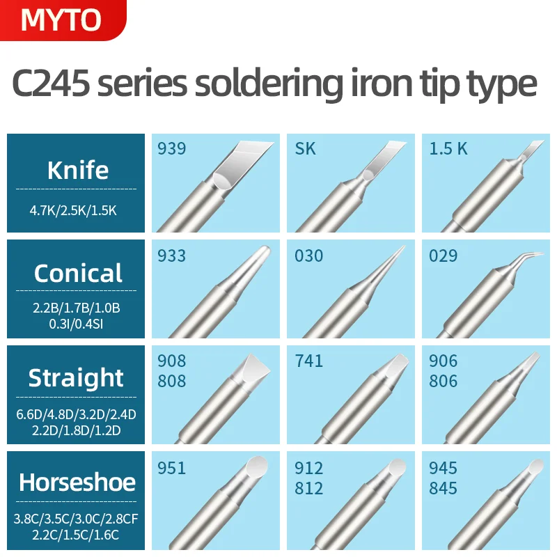 24 PCS ET Soldering Tip Replacement WELLER Fit WES51 WESD51, 43% OFF