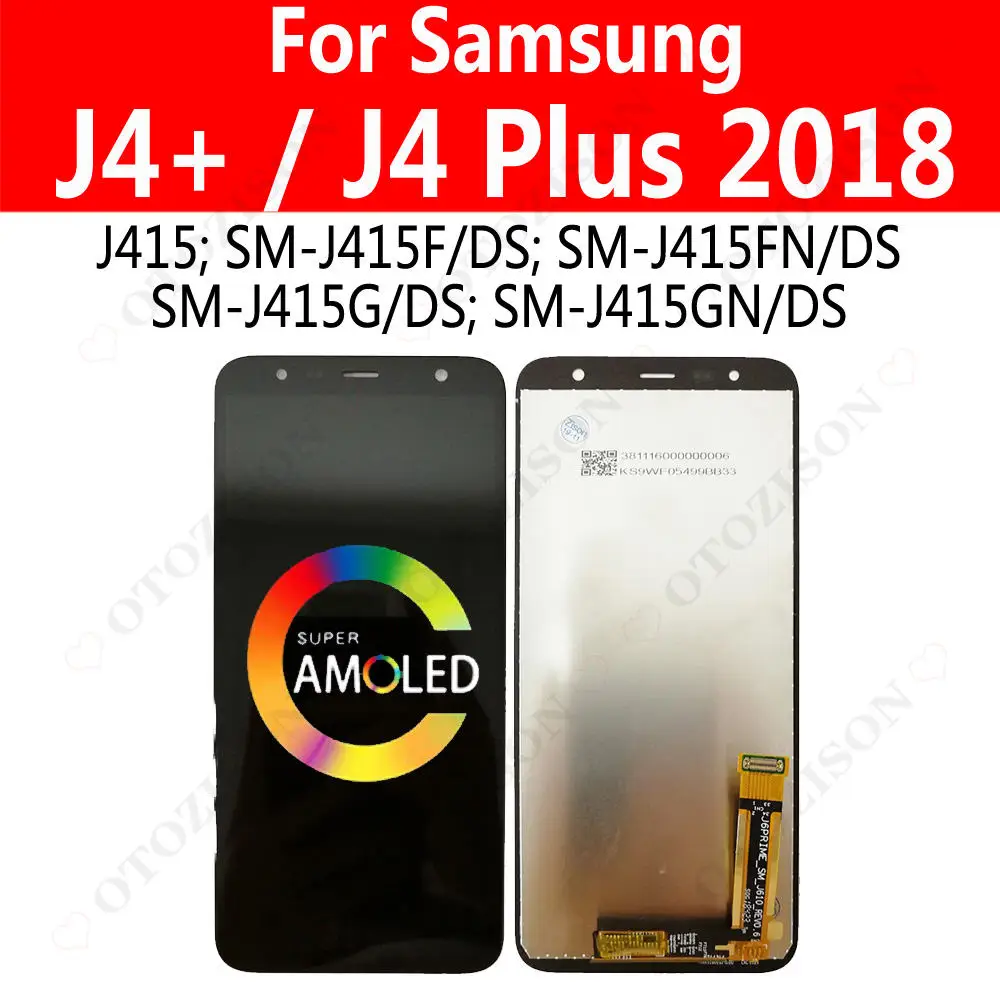 Super-amoled-j4-2018-lcd-para-samsung-galaxy-j4-mais-display-j415-SM ...