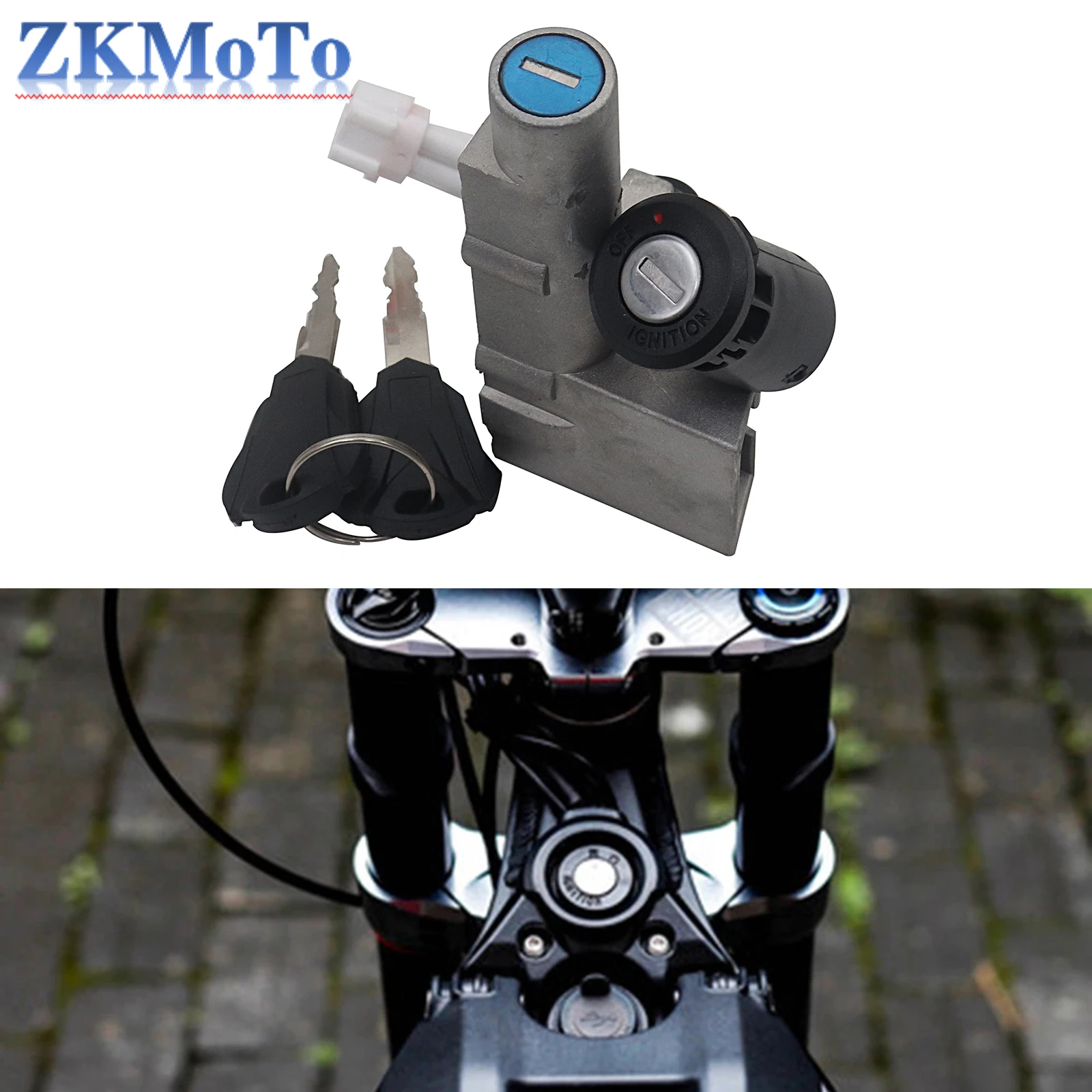 Motorcycle-Lgnition-Switch-Lock-Key-Battery-Box-Lock-Set-For-Sur-Ron ...