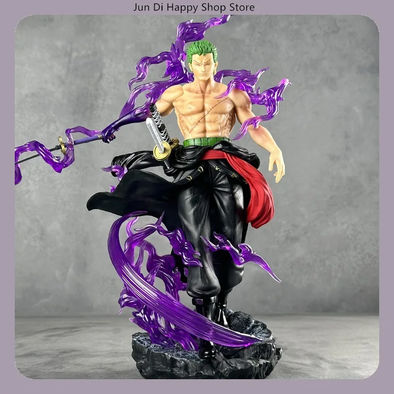 33cm One Piece Roronoa Zoro Enma Sword Wielding Standing Pose Anime ...