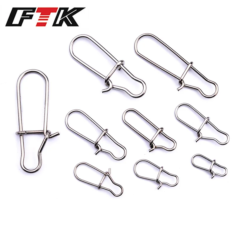 FTK-100pcs-0-5-Fishing-Hooked-Snap-Pin-Fast-Lock-Clips-304-Stainless ...