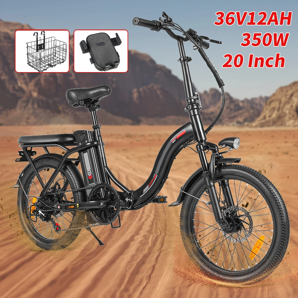 Adult-City-Commuting-Electric-Bike-High-Carbon-Steel-Electric-Bicycle ...