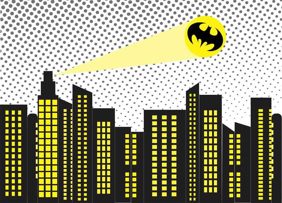 Superhero City Background