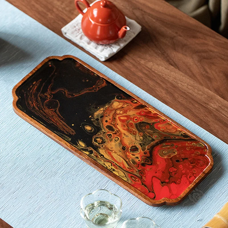 Chinese-style-lacquer-tray-tea-tray-pot-bearing-dry-bubble-tray-dry-tea ...