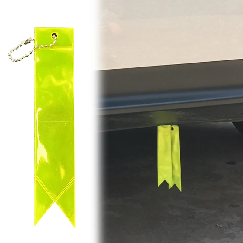 Car Colorful Pvc Reflective Pendant Night High-gloss Safety Marker Bag ...