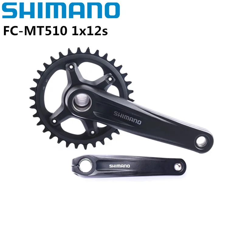 Shimano MT510 Deore M6100 Series Crankset 170/175mm 32T 34T 1x12 Speed With Bottom Bracket BB52 ...