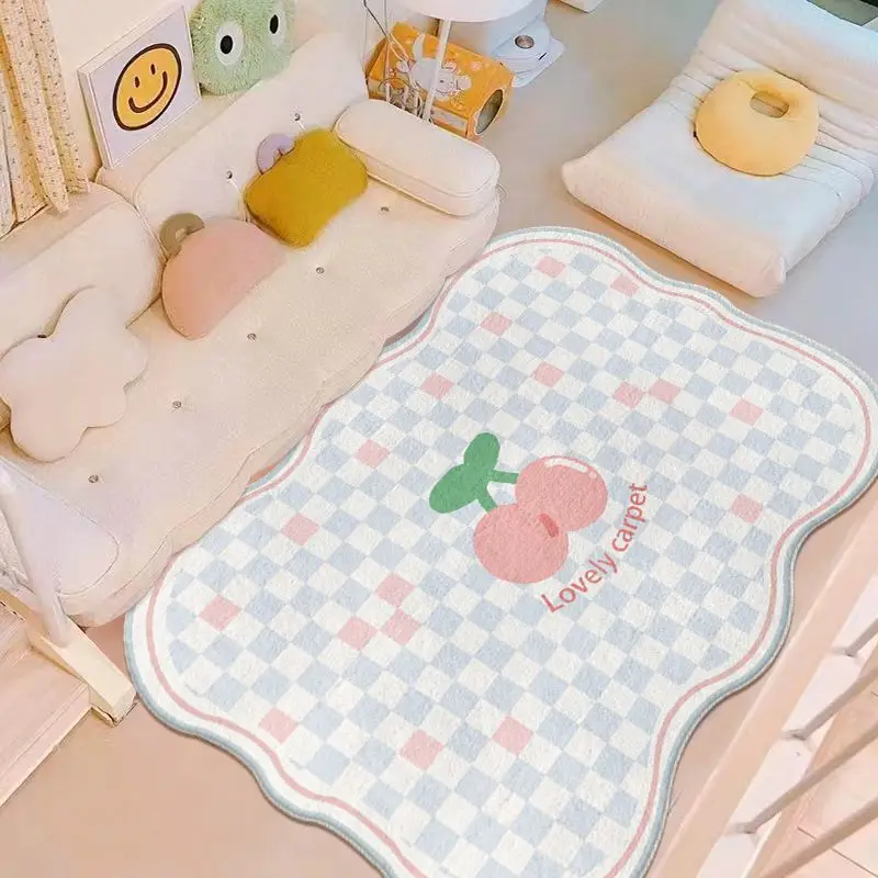 Cute-Cartoon-Plush-Carpet-Ins-Girl-Bedroom-Bedside-Soft-Carpets-Modern ...