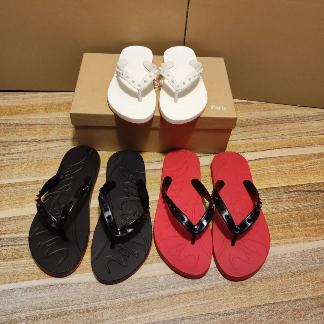 2024 Luxury Fashion Flip-flops Men and Women Go Out Casual Lightweight ...